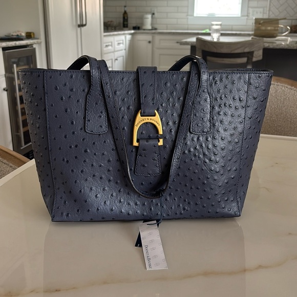 Dooney & Bourke | Bags | Nwt Dooney And Burke Ostrich Small Shannon ...